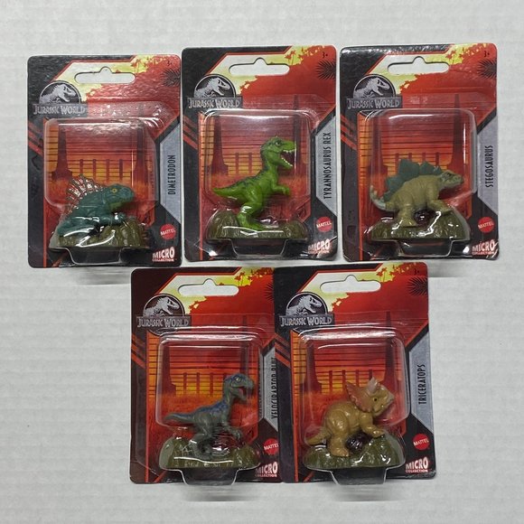 Mattel | Toys | Mattel Jurassic World Micro Collection Dinosaur Figures ...